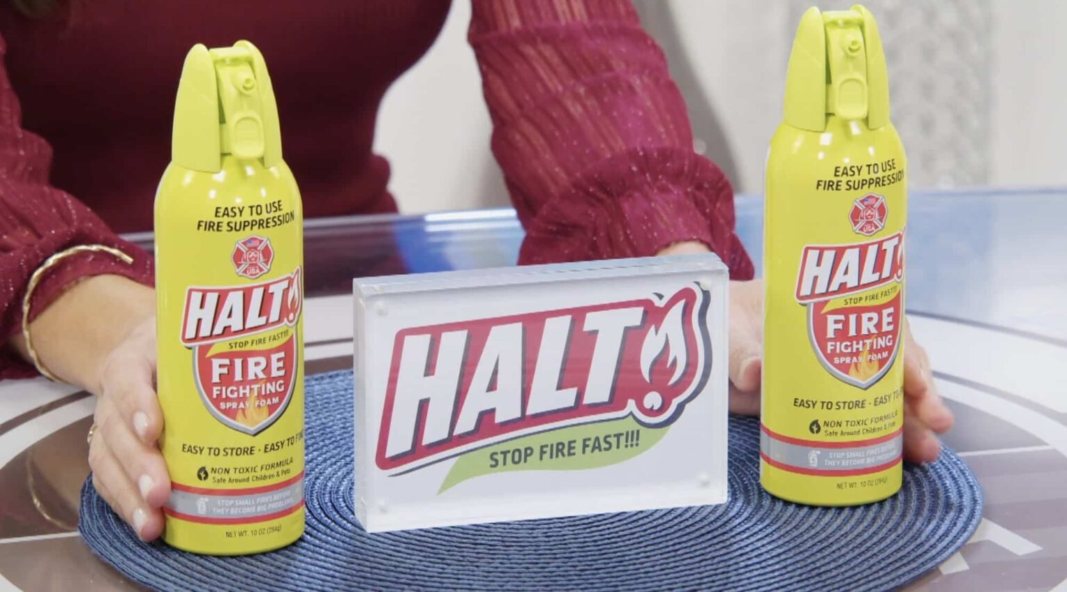 Fire Safety Month with Halt! Fire Fighting Foam Spray – Coffee With America